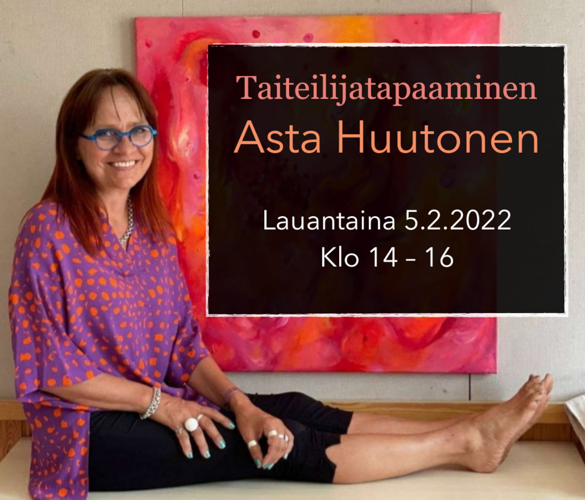 Taiteilijatapaaminen – Asta Huutonen - Visit Laukaa