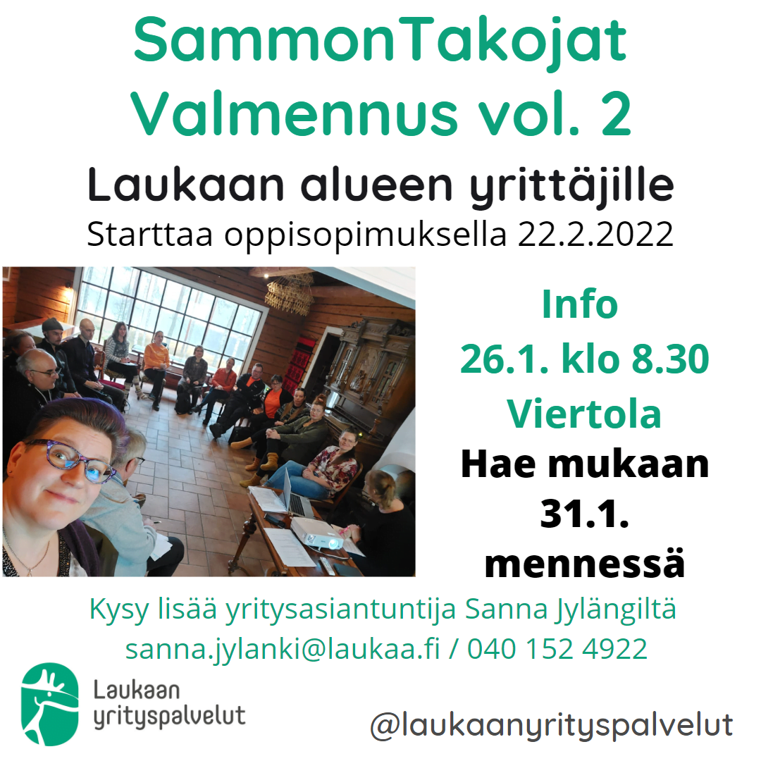 SammonTakojat valmennuksen info - Visit Laukaa